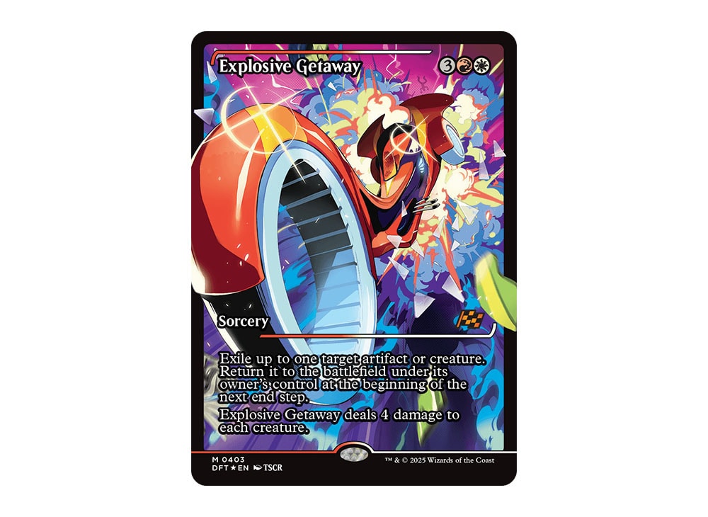 Explosive Getaway M :Foil [DFT 0403] [EN](Aetherdrift) | SNKRDUNK