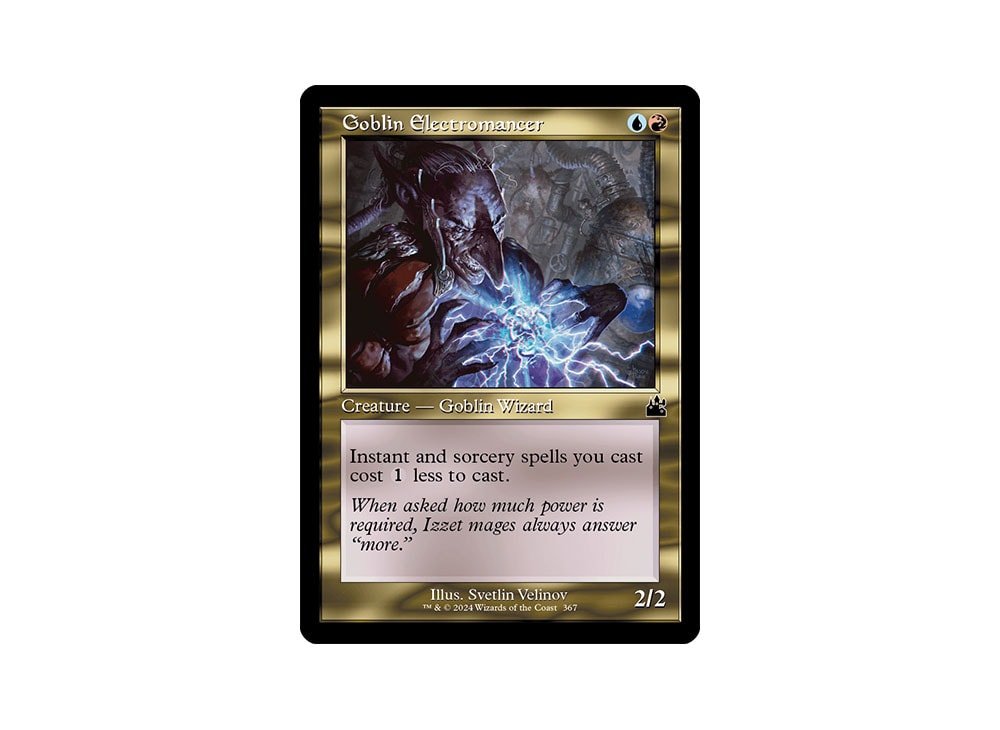 Goblin Electromancer C :Foil :Retro Frame [RVR 367] [EN](Ravnica Remastered) | SNKRDUNK