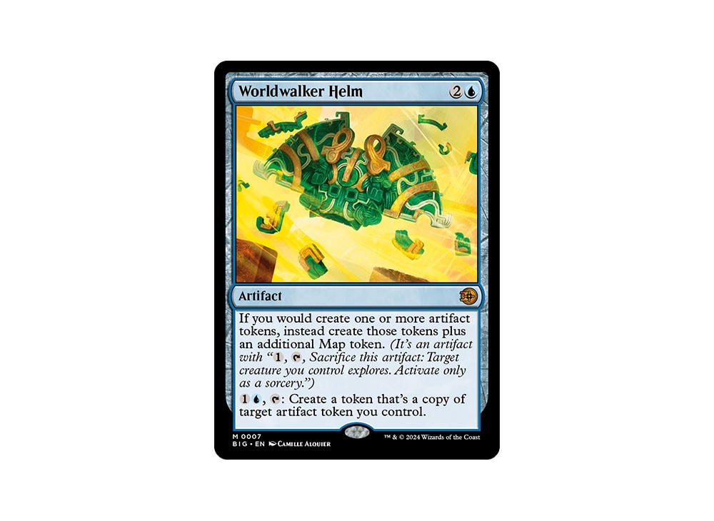 Worldwalker Helm M :Foil [BIG 0007] [EN](Outlaws of Thunder Junction ...