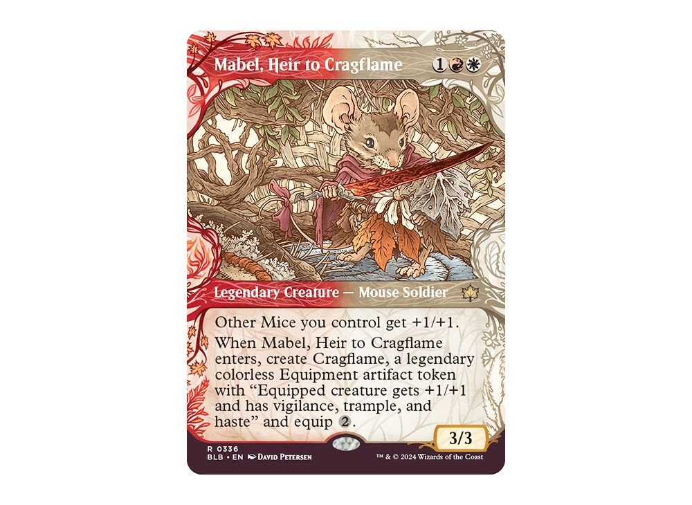 Mabel Heir to Cragflame R :Foil [BLB 0336] [EN](Bloomburrow) | SNKRDUNK