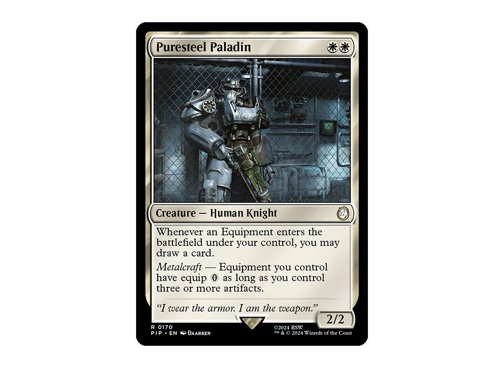 Puresteel Paladin R :Foil [PIP 0170] [EN](Fallout) | SNKRDUNK