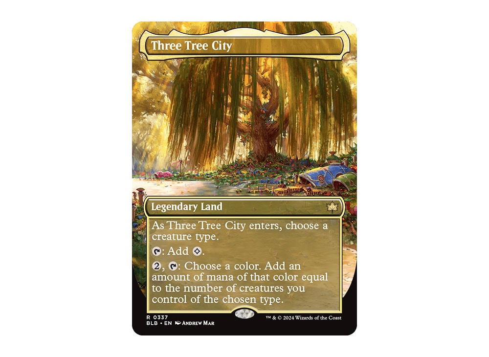 Three Tree City (Spring) R :Foil :Borderless [BLB 0337] [EN ...