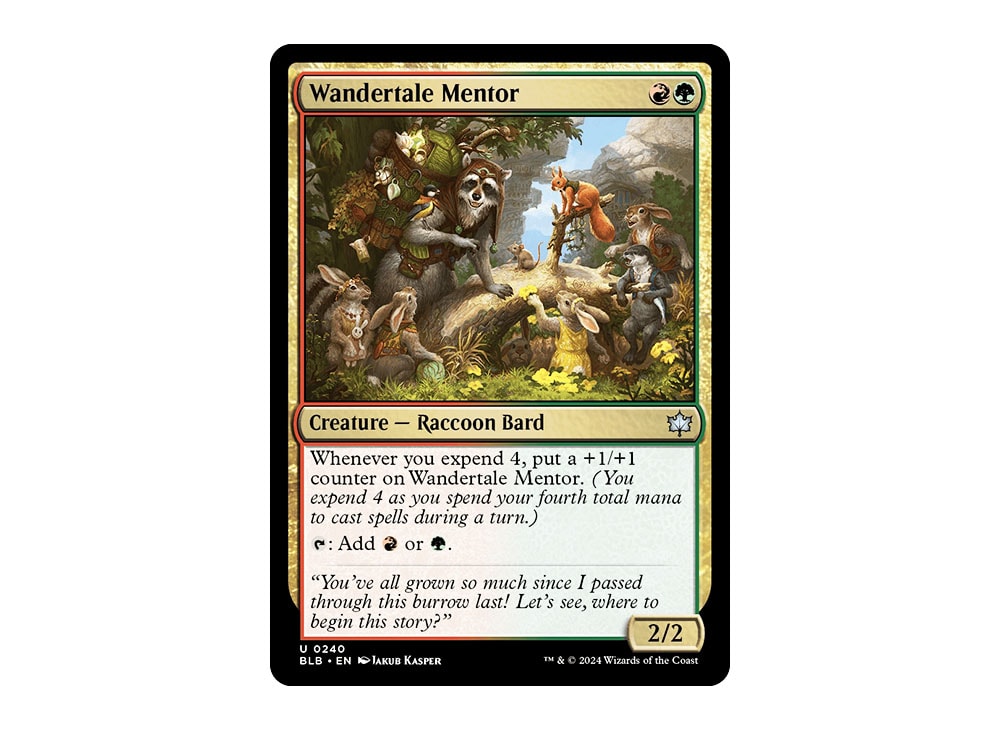Wandertale Mentor U :Foil [BLB 0240] [EN](Bloomburrow) | SNKRDUNK