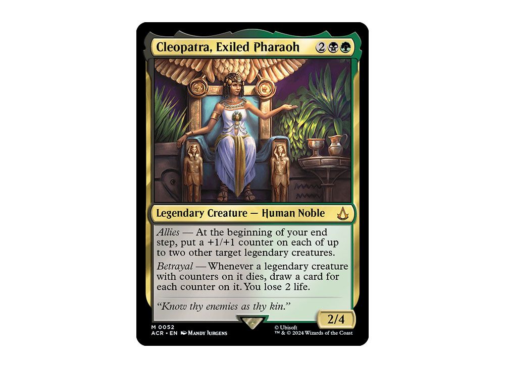 Cleopatra Exiled Pharaoh M :Foil [ACR 0052] [EN](ASSASSIN'S CREED) | SNKRDUNK