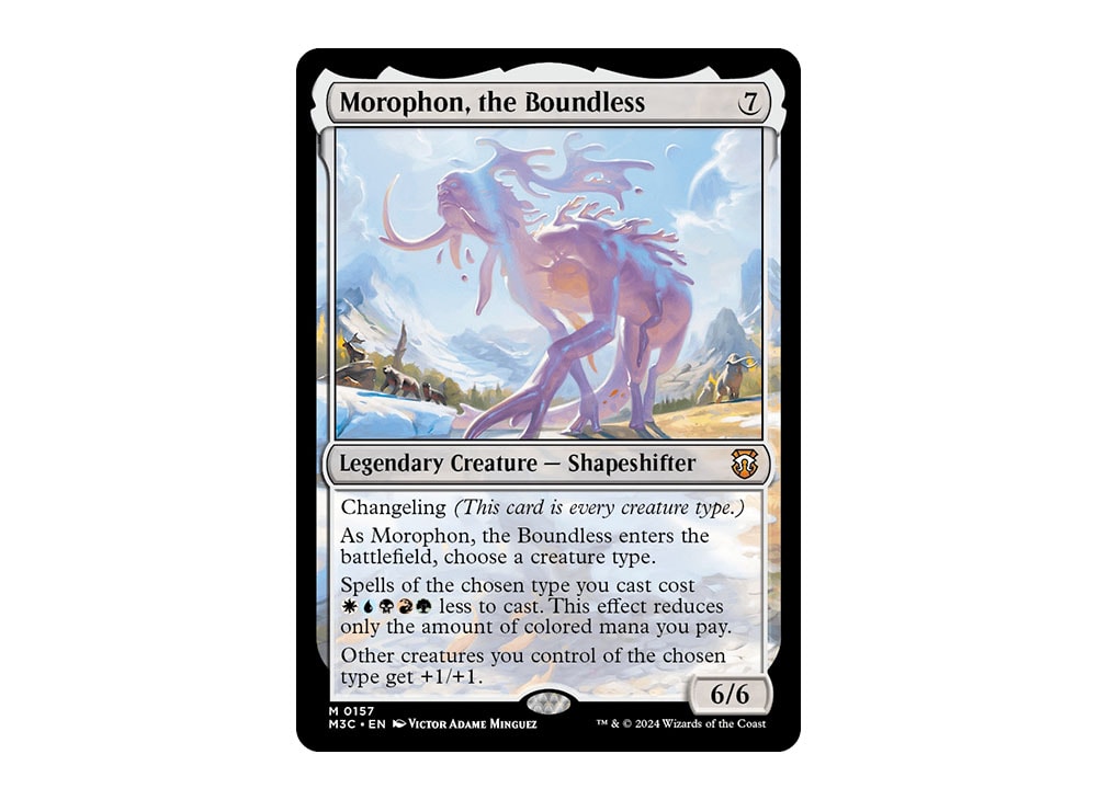 Morophon the Boundless M :Foil [M3C 0157] [EN](Modern Horizons 3 ...