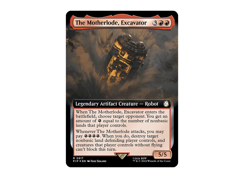 The Motherlode Excavator R :Foil [PIP 0917] [EN](Fallout) | SNKRDUNK