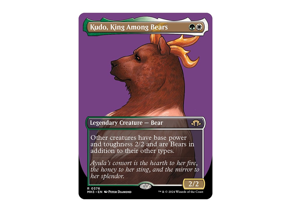Kudo King Among Bears R :Foil :Borderless [MH3 0376] [EN](Modern ...