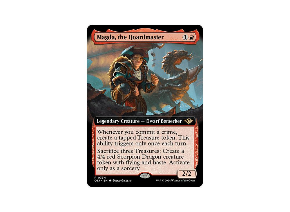 Magda the Hoardmaster R :Foil [OTJ 0334] [EN](Outlaws of Thunder ...