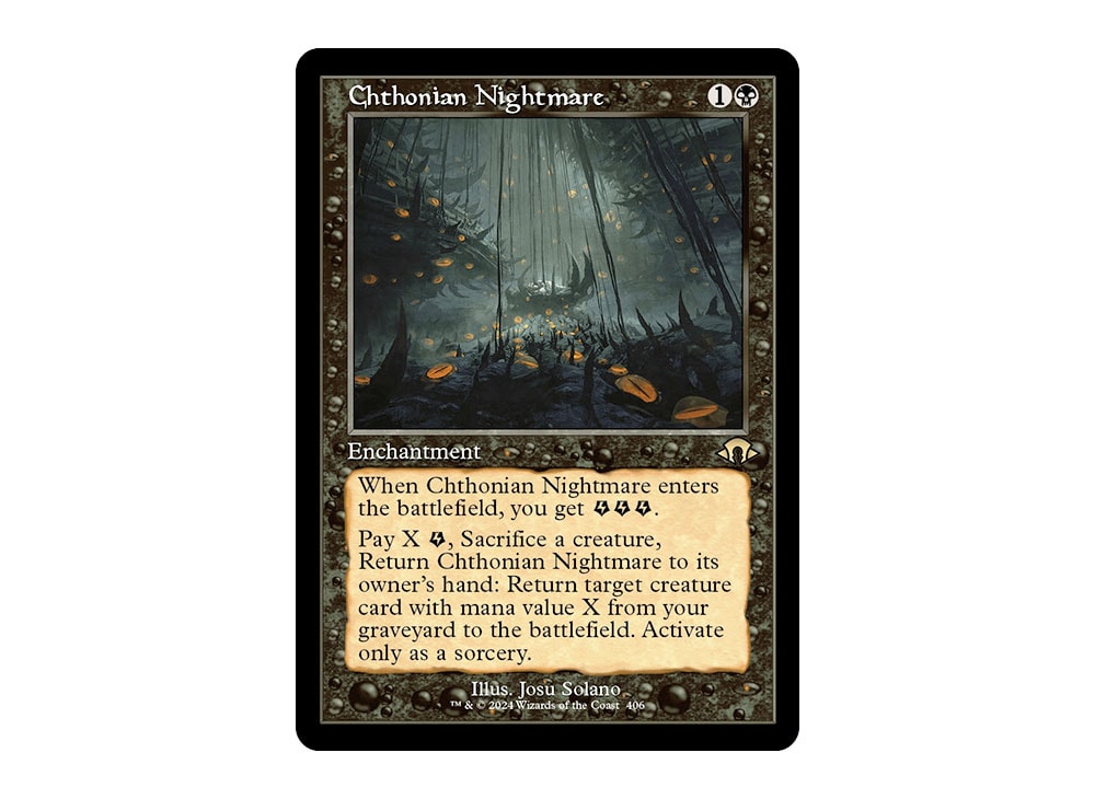 Chthonian Nightmare R :Foil :Retro Frame [MH3 406] [EN](Modern Horizons ...