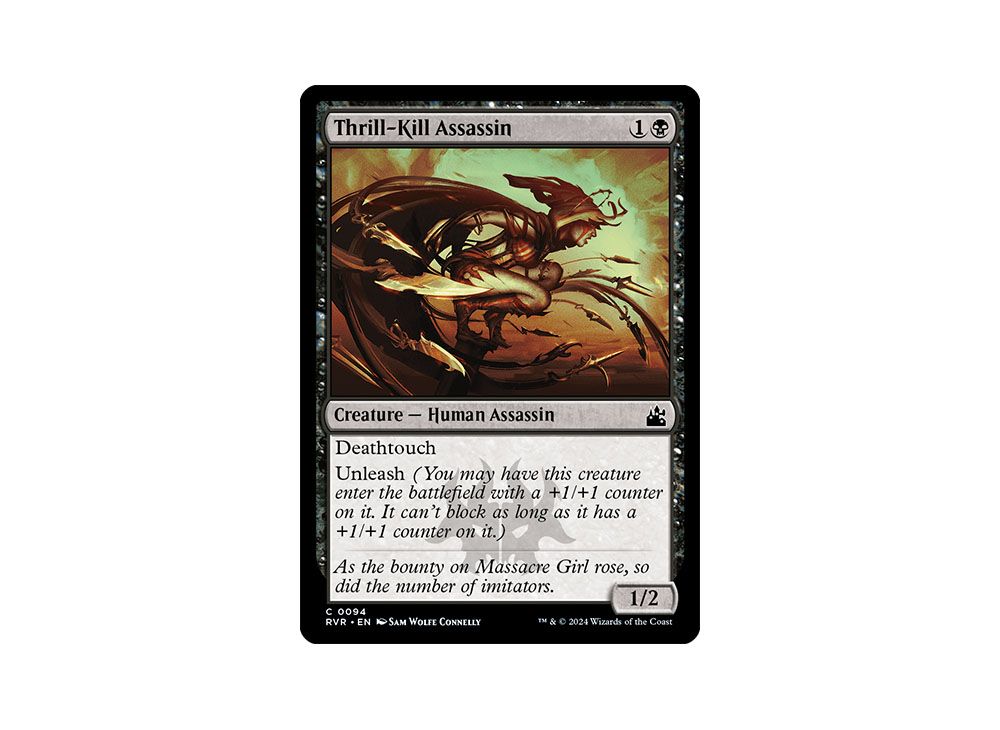Thrill-Kill Assassin C :Foil [RVR 0094] [EN](Ravnica Remastered) | SNKRDUNK