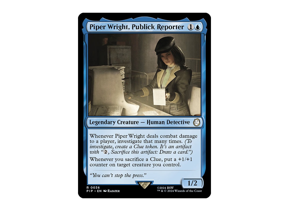 Piper Wright Publick Reporter R :Foil [PIP 0036] [EN](Fallout) | SNKRDUNK