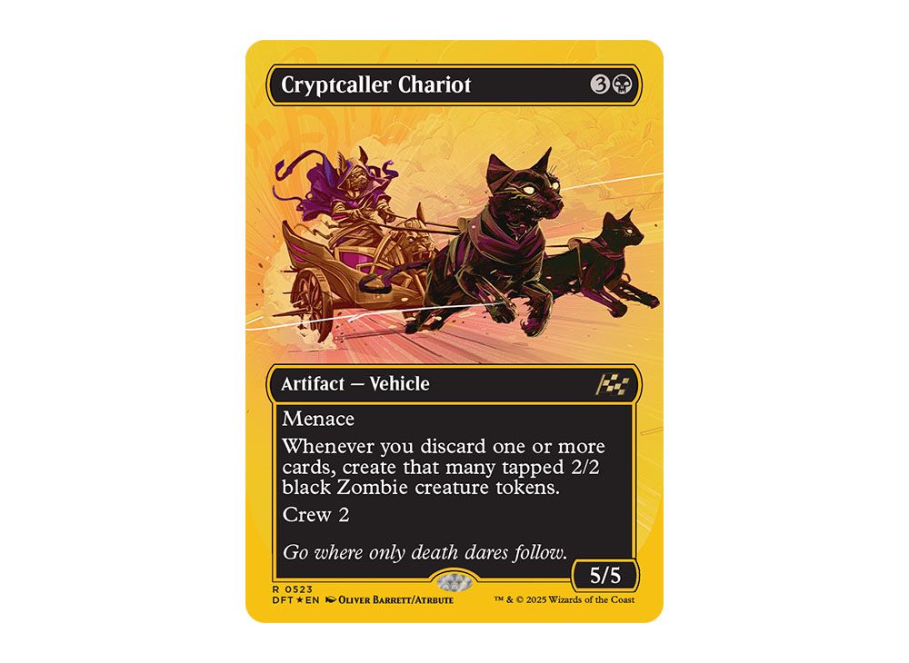 Cryptcaller Chariot R :Foil [DFT 0523] [EN](Aetherdrift) | SNKRDUNK