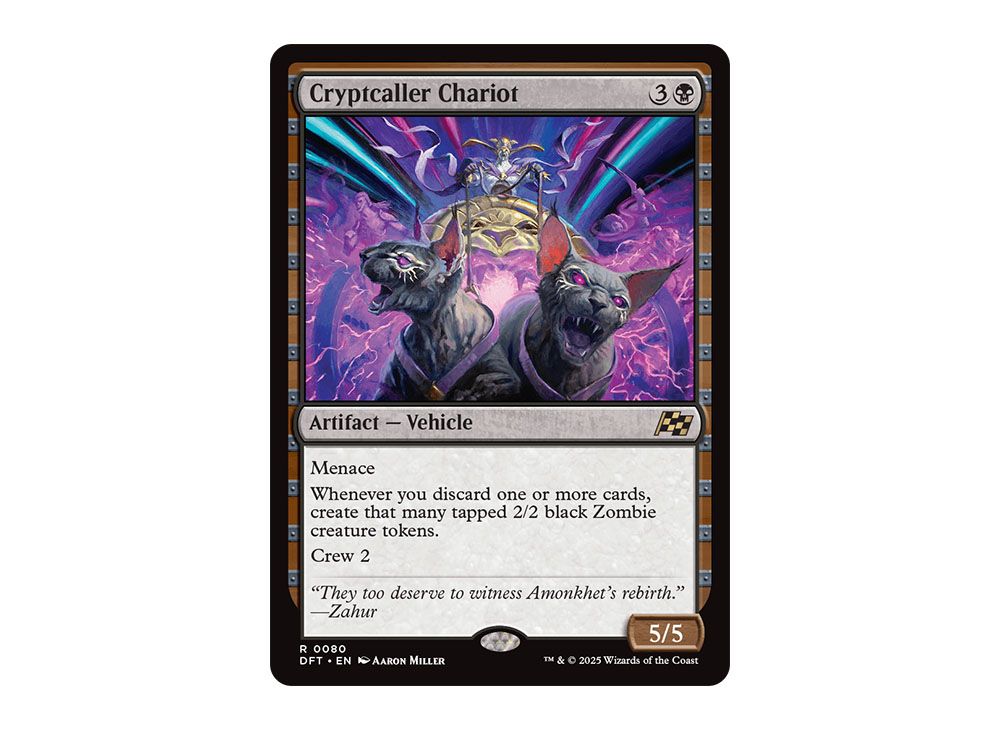 Cryptcaller Chariot R :Foil [DFT 0080] [EN](Aetherdrift) | SNKRDUNK