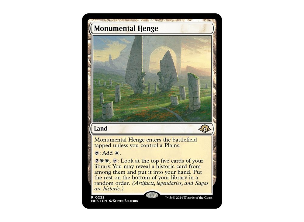 Monumental Henge R :Foil [MH3 0222] [EN](Modern Horizons 3) | SNKRDUNK