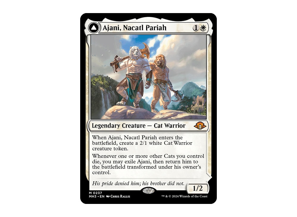 Ajani Nacatl Pariah / Ajani Nacatl Avenger M [MH3 0237] [EN](Modern ...