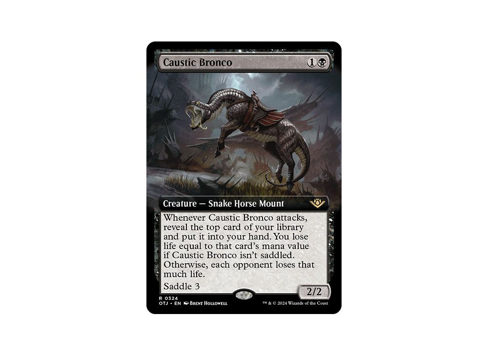 Caustic Bronco R :Foil [OTJ 0324] [EN](Outlaws of Thunder Junction ...