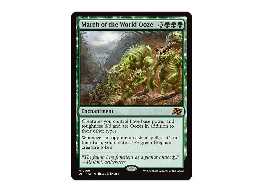 March of the World Ooze M :Foil [DFT 0169] [EN](Aetherdrift) | SNKRDUNK