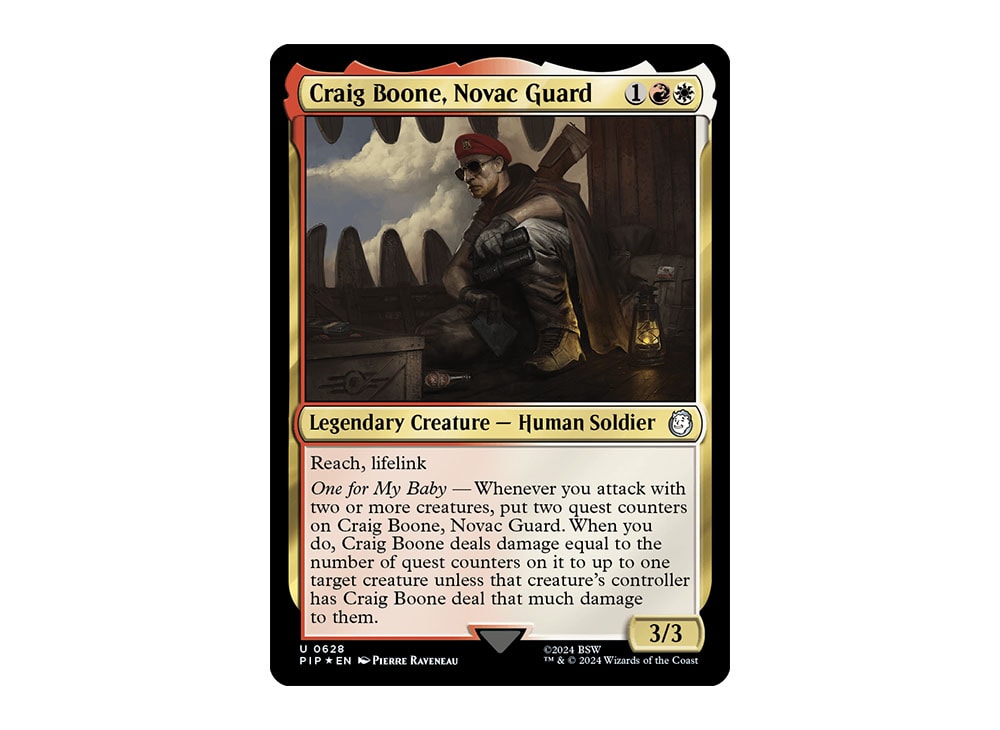 Craig Boone Novac Guard U :Foil [PIP 0628] [EN](Fallout) | SNKRDUNK