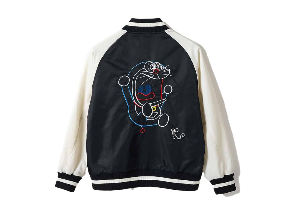 graniph x DORAEMON Panic Bomber Jacket "Black" | SNKRDUNK