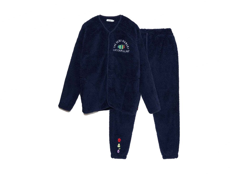 graniph x Eric Carle Very Hungry Caterpillar College Boa Fleece Set Up ...