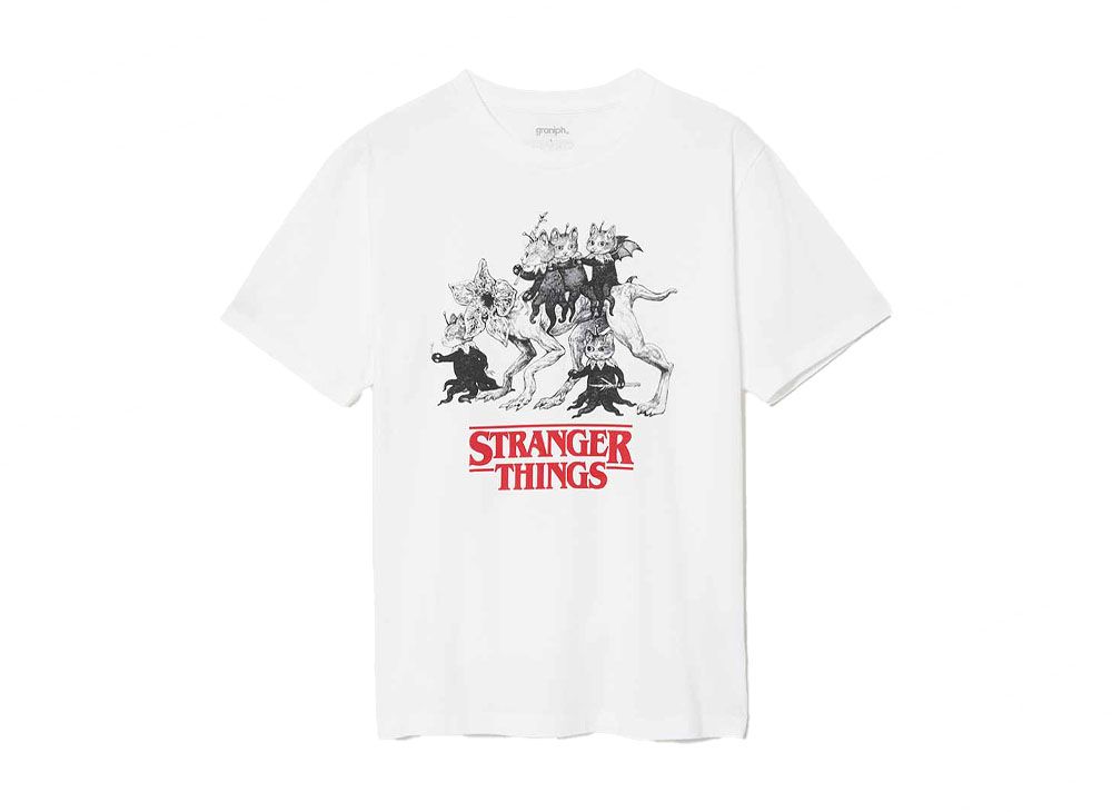 graniph x Stranger Things Drawn By Yuko Higuchi 2 T-Shirts "White" | SNKRDUNK