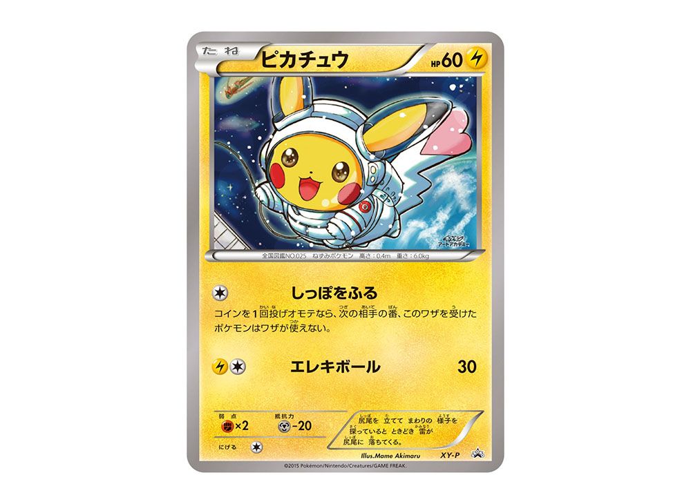 Pikachu P [XY-P](Promotional Cards "Pokemon Art Academy Illustration ...