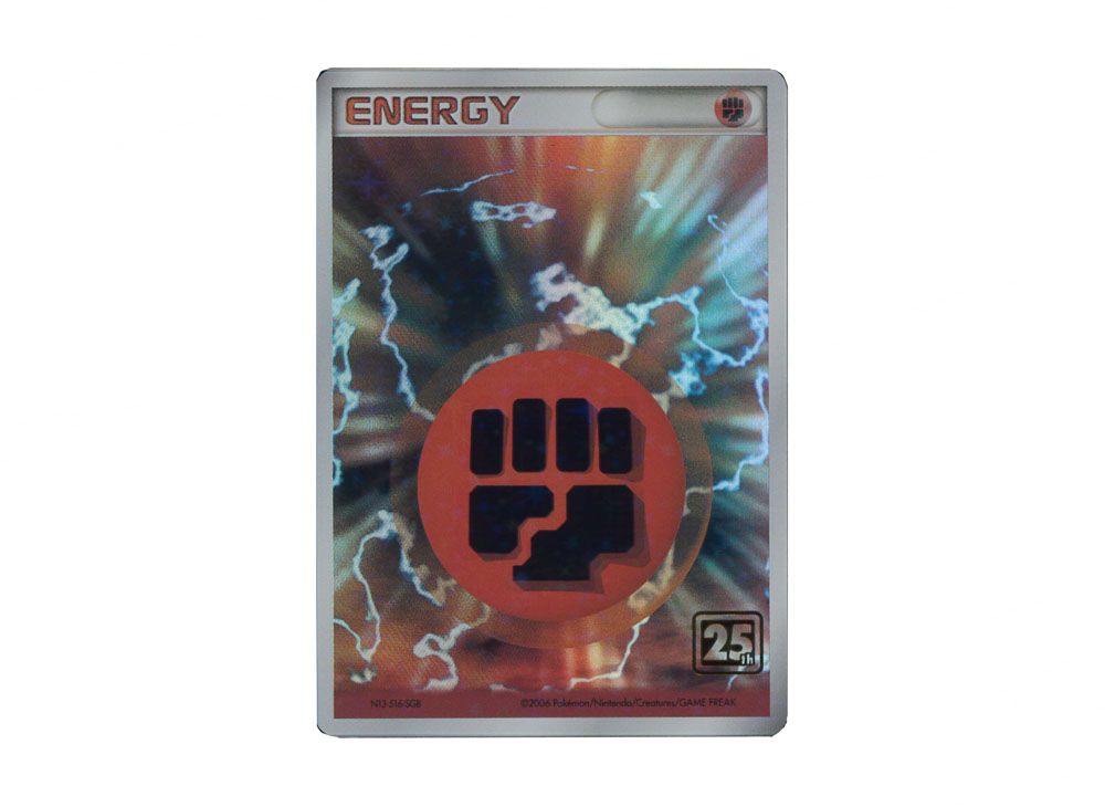 Basic Fighting Energy (Holon) :25th Holo(Pokemon Card 25th "Creatures ...