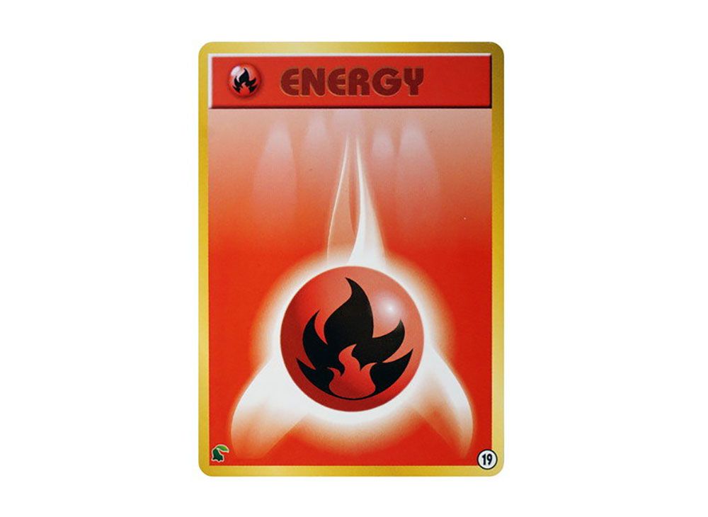 Fire Energy : Old Back [neo](Pokemon Card neo "Intro Pack neo") | SNKRDUNK