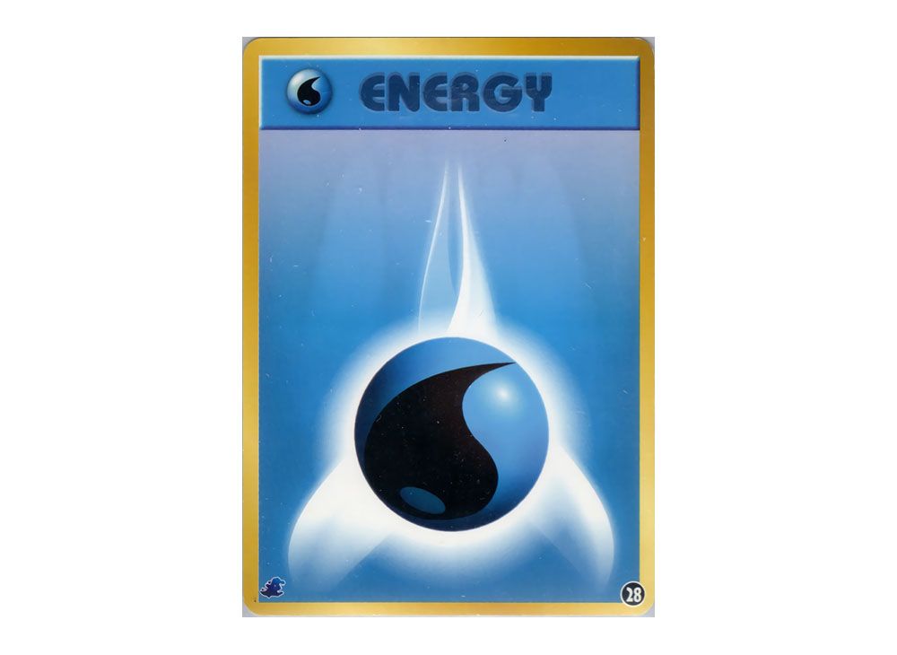 Water Energy : Old Back [neo](Pokemon Card neo "Intro Pack neo") | SNKRDUNK