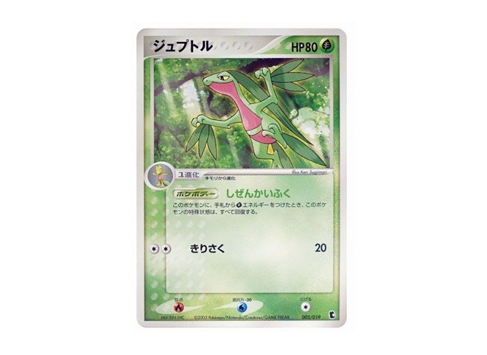 Grovyle [ADV1-K 005/019](Pre-Built Starters "First Edition Treecko Deck ...