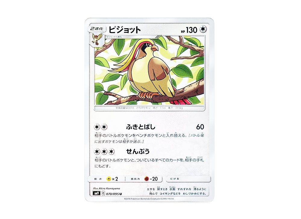 Pidgeot U [SM9 070/095](Expansion Pack "Tag Bolt") | SNKRDUNK