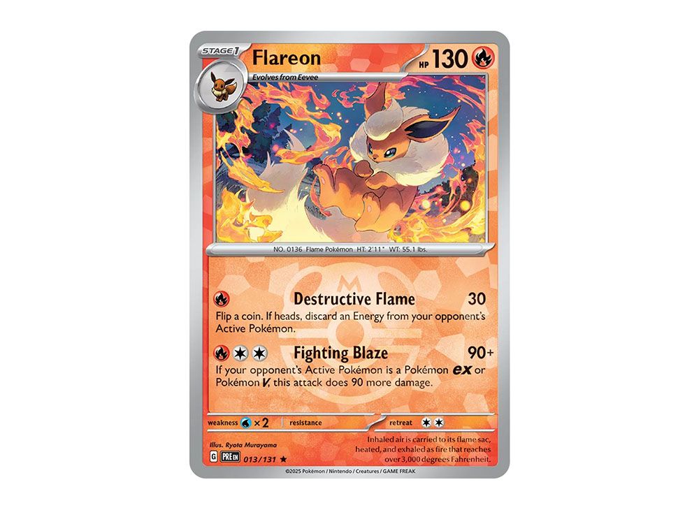 Flareon R :Master Ball Holo [PRE EN 013/131](Scarlet & Violet ...