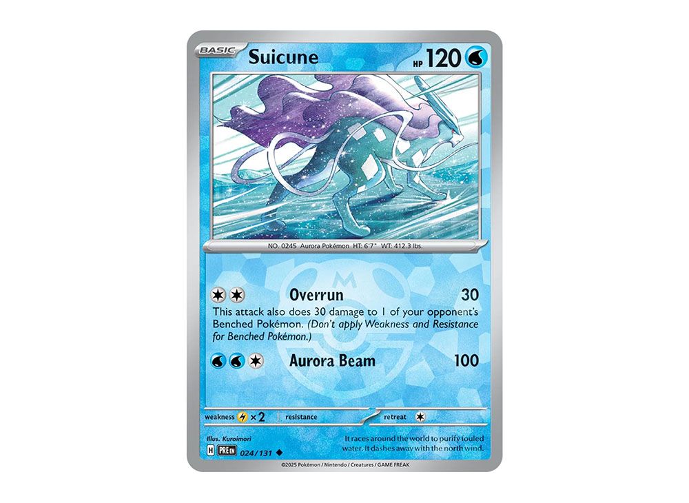 Suicune U :Master Ball Holo [PRE EN 024/131](Scarlet & Violet ...