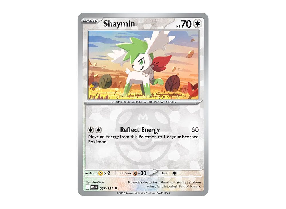 Shaymin U :Master Ball Holo [PRE EN 087/131](Scarlet & Violet ...