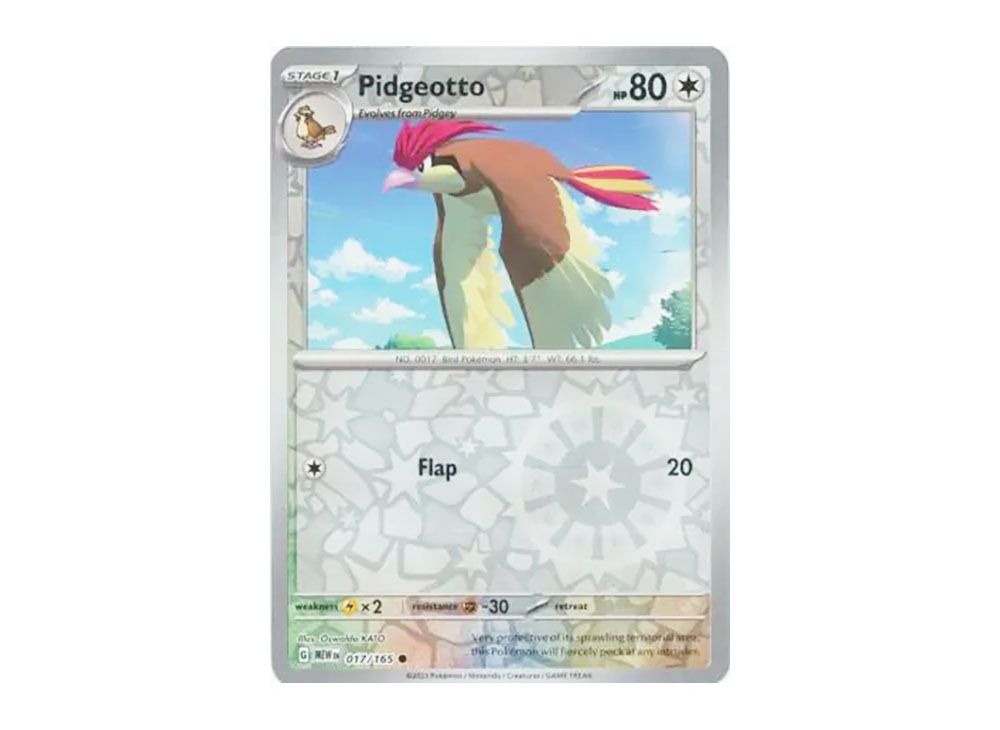 Pidgeotto C :Reverse Holo [MEW EN 017/165](Scarlet & Violet "151") | SNKRDUNK