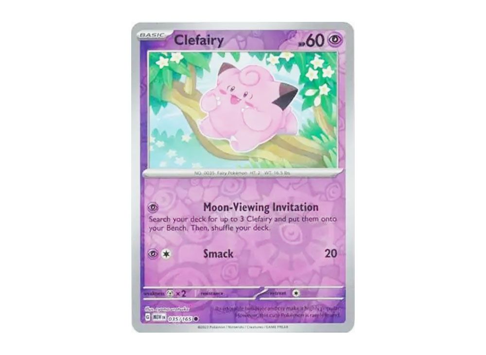 Clefairy C :Reverse Holo [MEW EN 035/165](Scarlet & Violet "151") | SNKRDUNK