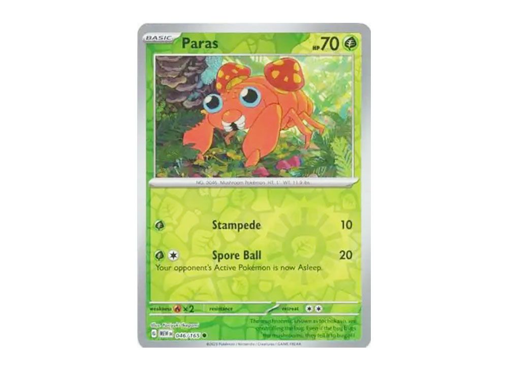 Paras C :Reverse Holo [MEW EN 046/165](Scarlet & Violet "151") | SNKRDUNK