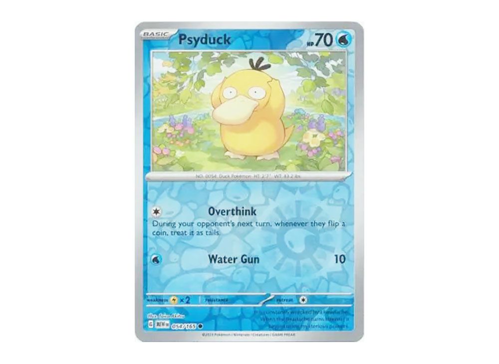 Psyduck C :Reverse Holo [MEW EN 054/165](Scarlet & Violet "151") | SNKRDUNK