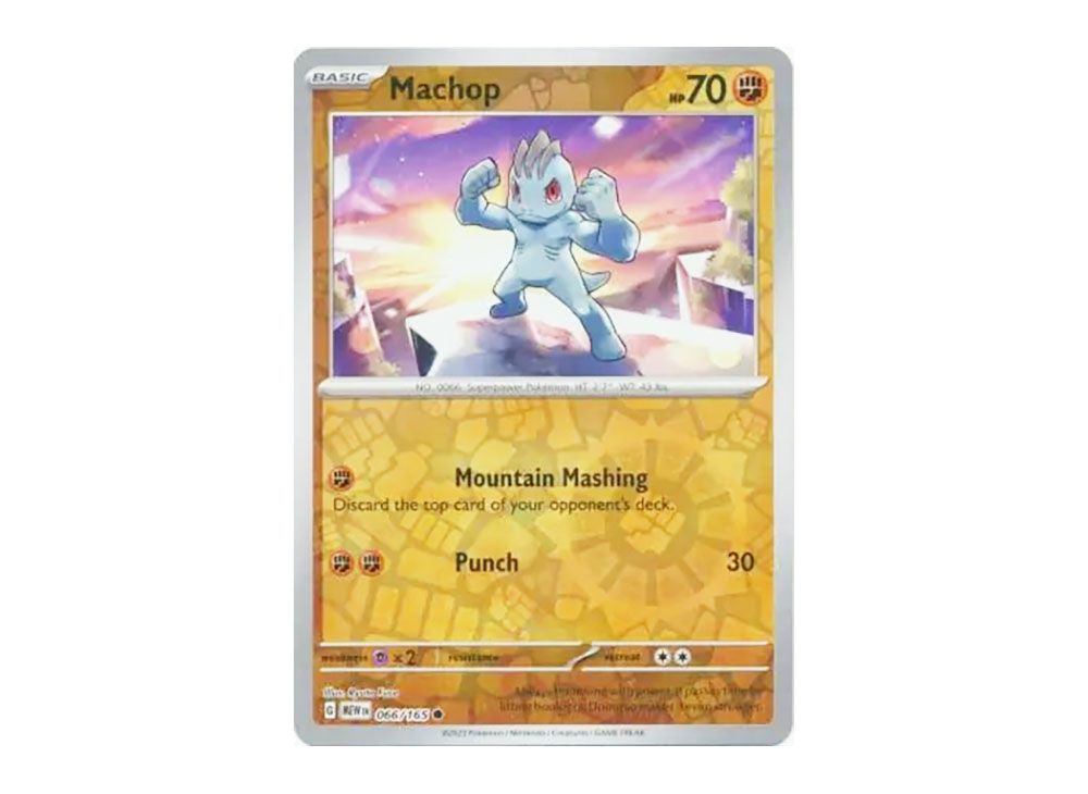 Machop C :Reverse Holo [MEW EN 066/165](Scarlet & Violet "151") | SNKRDUNK