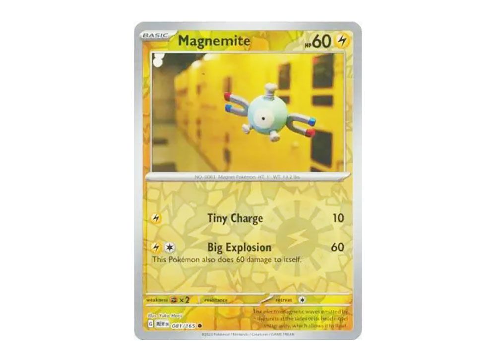 Magnemite C :Reverse Holo [MEW EN 081/165](Scarlet & Violet "151 ...