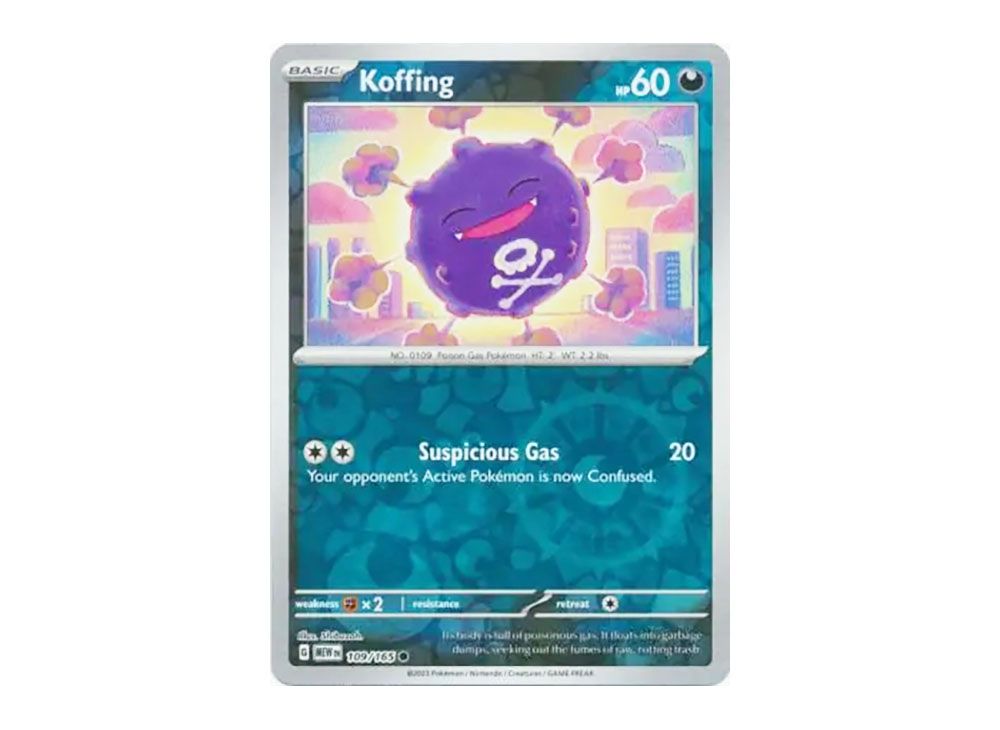 Koffing C :Reverse Holo [MEW EN 109/165](Scarlet & Violet "151") | SNKRDUNK