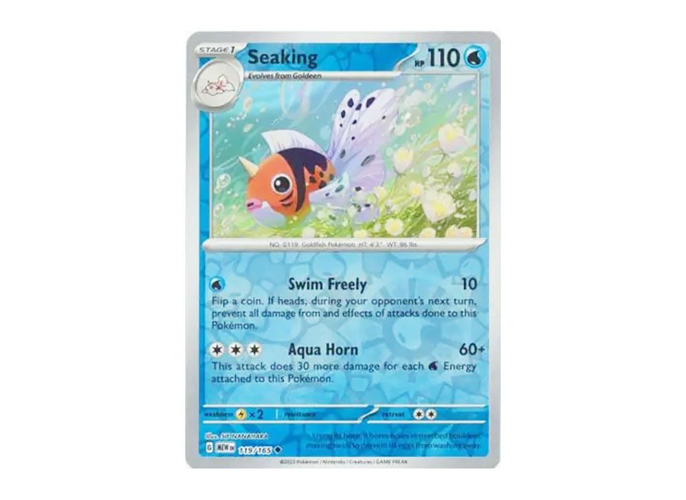 Seaking U :Reverse Holo [MEW EN 119/165](Scarlet & Violet "151") | SNKRDUNK