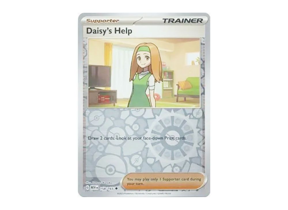 Daisy's Help U :Reverse Holo [MEW EN 158/165](Scarlet & Violet "151 ...