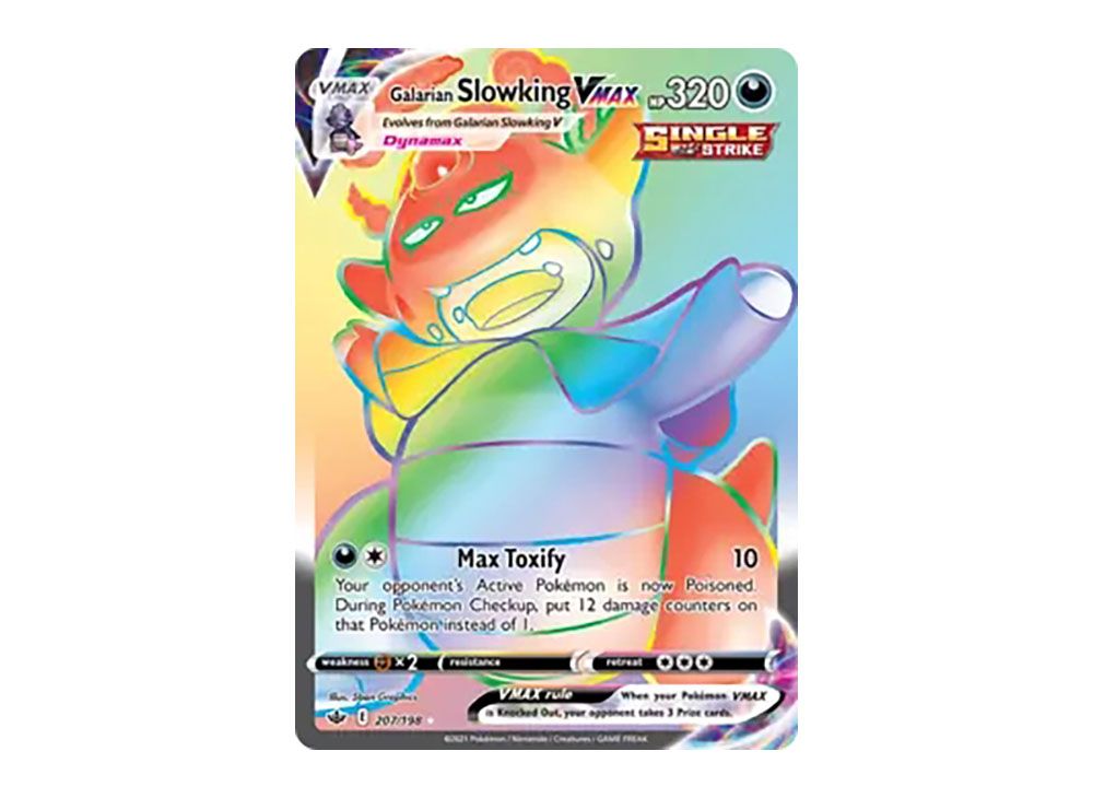 Galarian Slowking VMAX RR [207/198](Sword & Shield "Chilling Reign ...