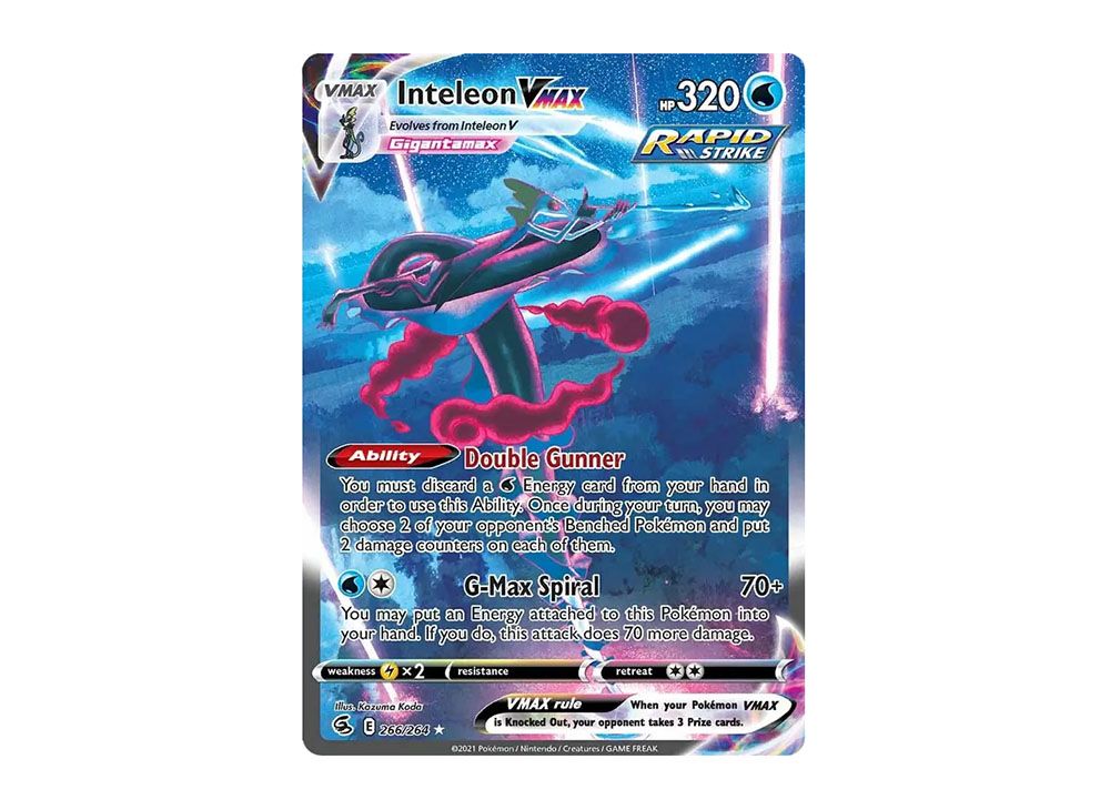 Inteleon VMAX RR [266/264](Sword & Shield "Fusion Strike") | SNKRDUNK