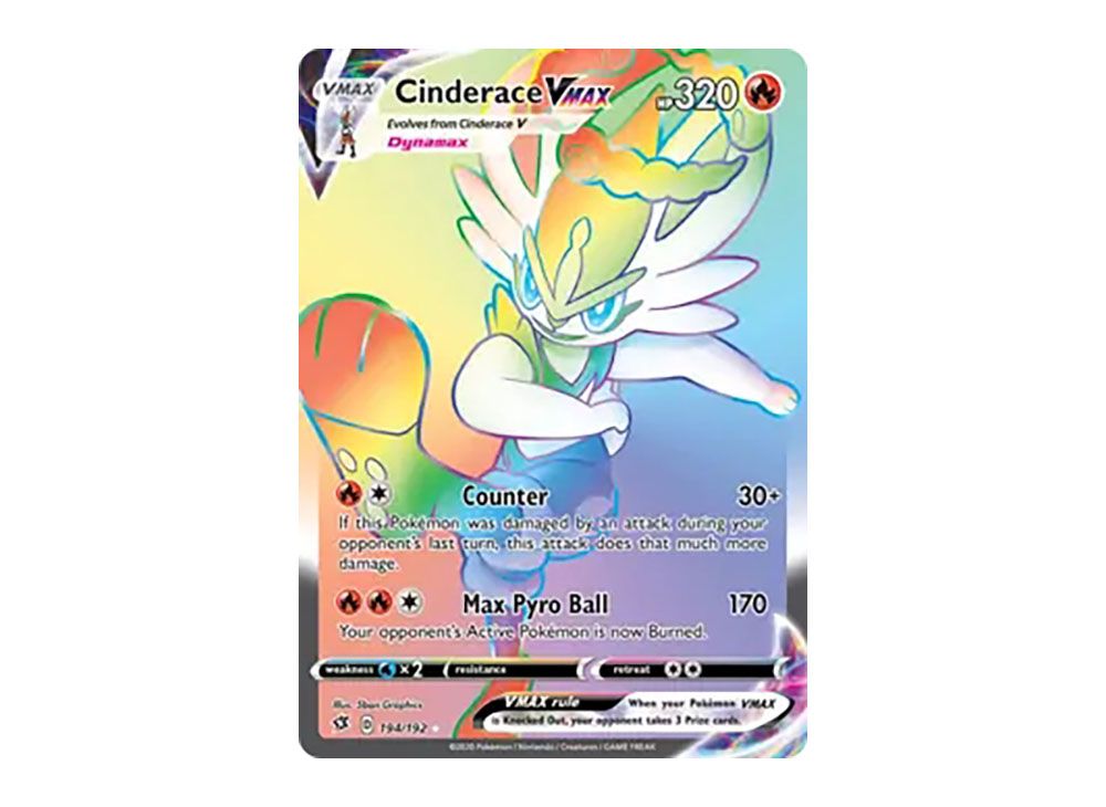 Cinderace VMAX RR [194/192](Sword & Shield "Rebel Clash") | SNKRDUNK