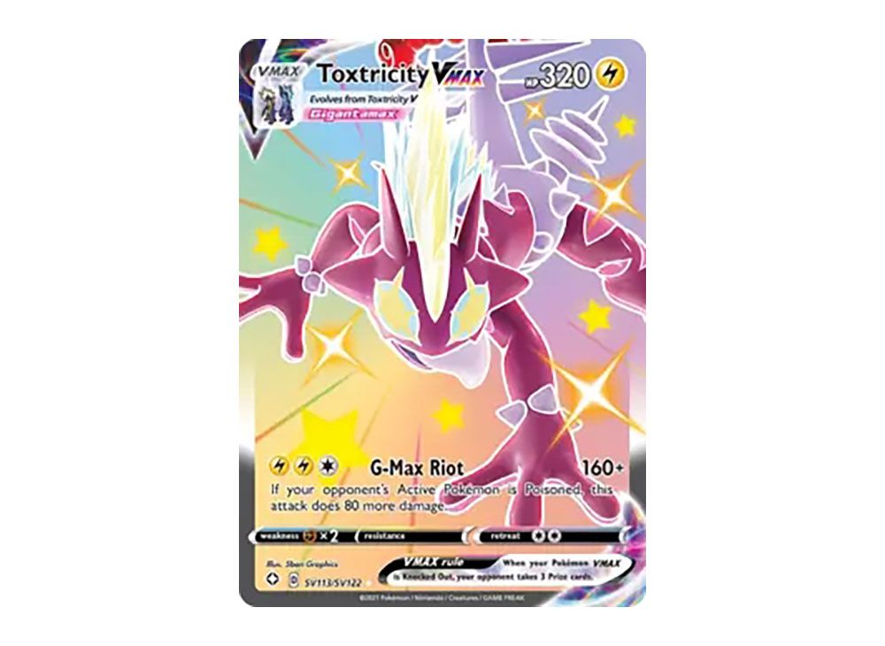 Toxtricity VMAX SUR [SV113/SV122](Sword & Shield "Shining Fates ...