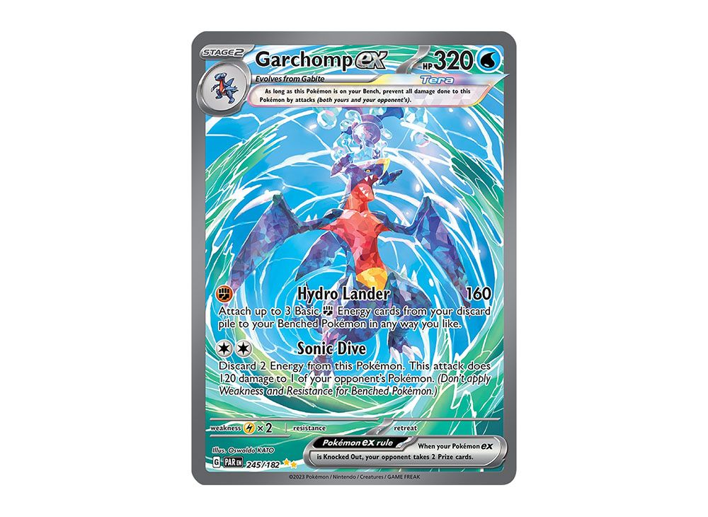 Garchomp ex SIR [PAR EN 245/182](Scarlet & Violet "Paradox Rift ...