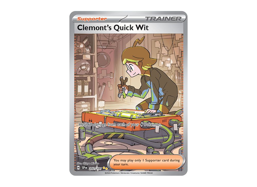 Clemont's Quick Wit SIR [SSP EN 243/191](Scarlet & Violet "Surging Sparks") | SNKRDUNK