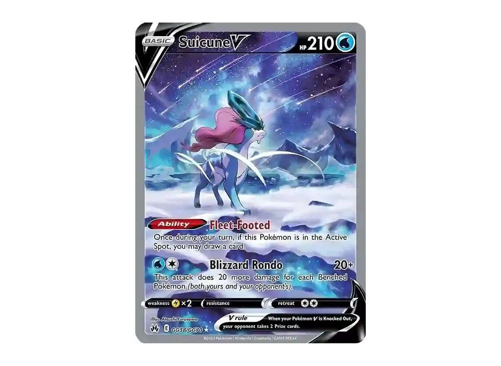 Suicune V SIR [GG38/GG70](Sword & Shield "Crown Zenith") | SNKRDUNK
